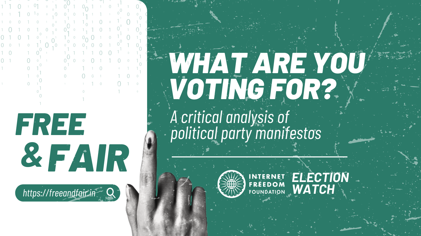 A critical analysis of political party manifestos #FreeAndFair